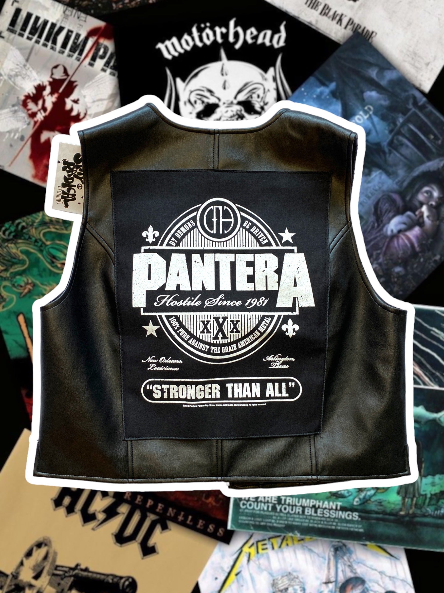 Pantera Patch Vest Size Medium – Stay Radical Clothing